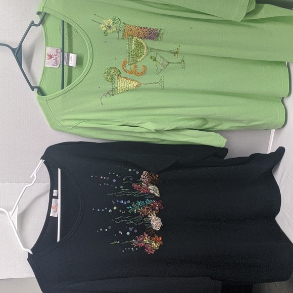 Quacker Factory | Tops | Quacker Factory Xl Tops | Poshmark